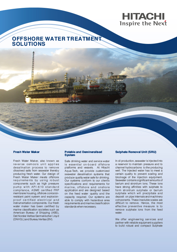 Brochures : Hitachi Aqua-Tech Engineering Pte Ltd.